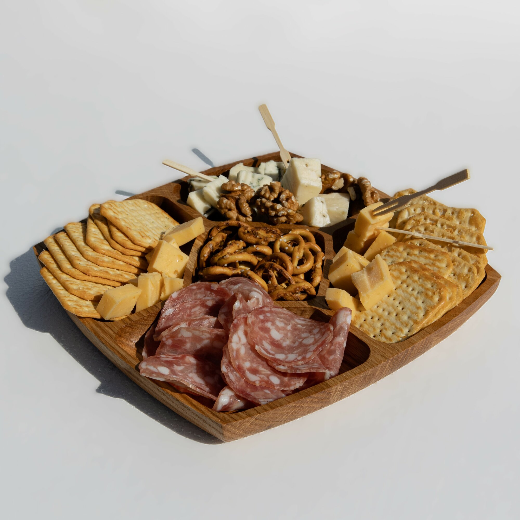 Менажница дубовая квадратная