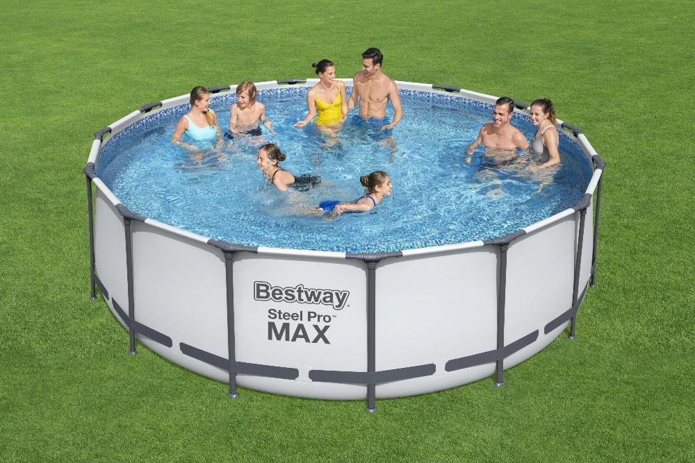 Бассейн каркасный BestWay Steel Pro MAX 457*122см 56438