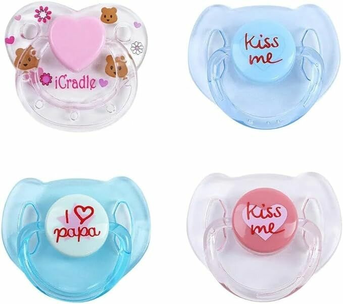 4 вида магнитных сосок для кукол реборн