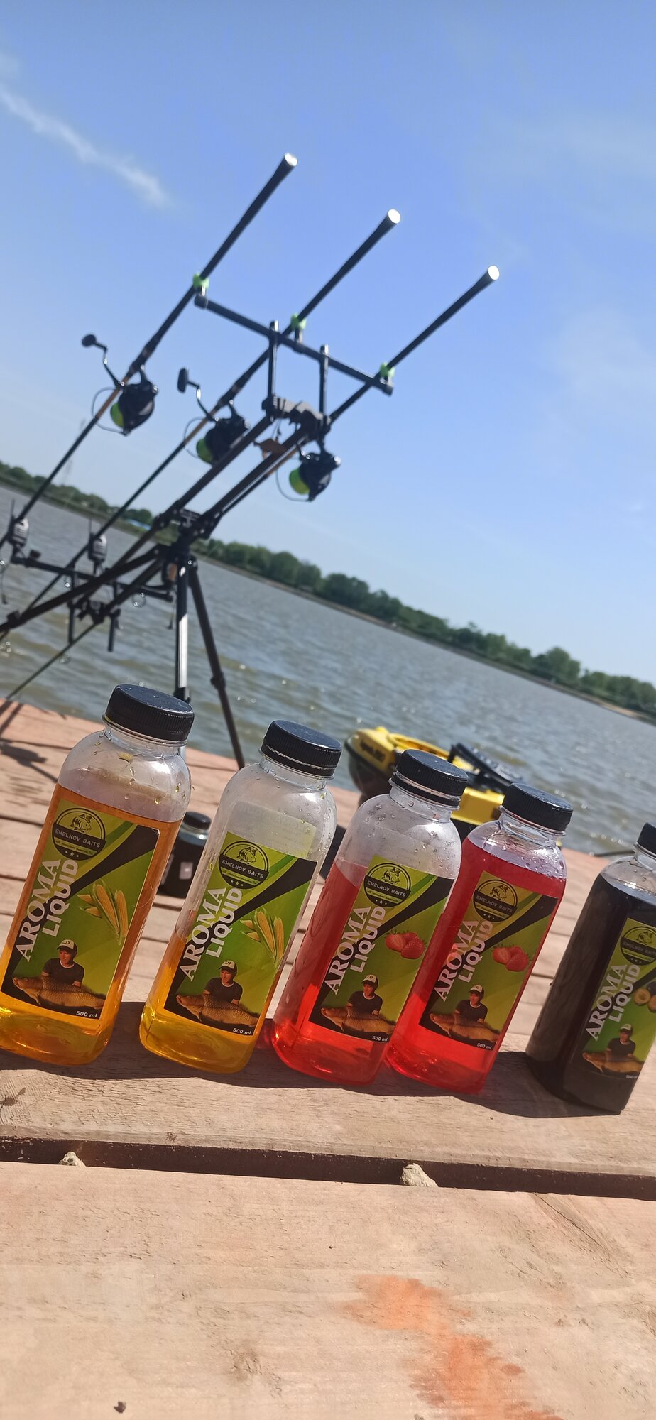 Жидкая добавка Emelnov Baits "Aroma Liquid", для Карпа, Амура, высокая концентрация