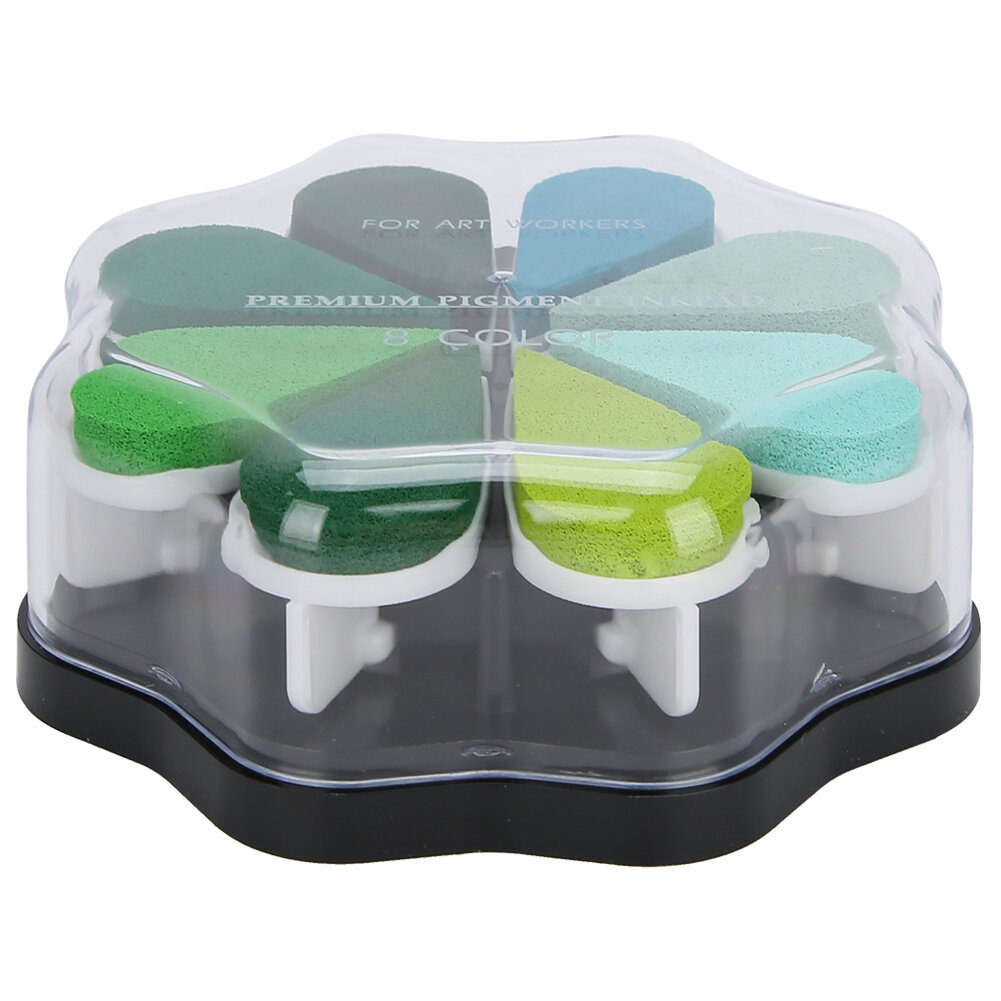 Petal Inkpad 8 Colors Water Diy ручная печать печати для обычной бумаги (1016 полюбоваться)