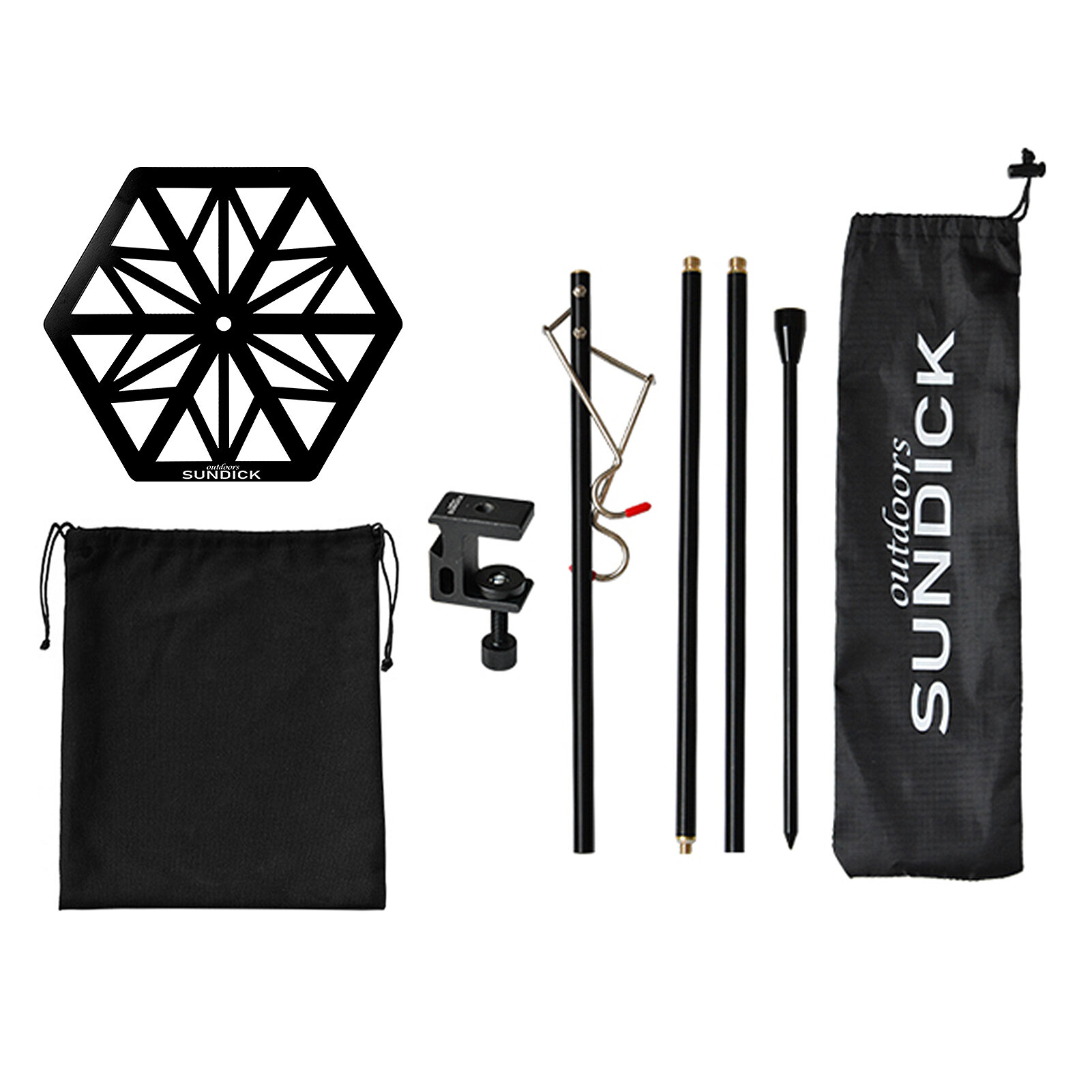 Переносной поддон для осветительного столба, легкий поддон из нержавеющей стали, держатель для лампы, кронштейн для лампы, аксессуар для кемпинга.