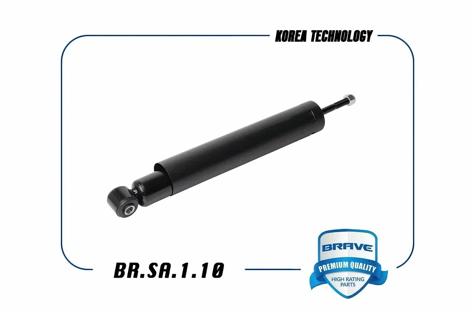 Амортизатор задний масляный для Дэу Нексия, Ланос арт BRSA110 Brave