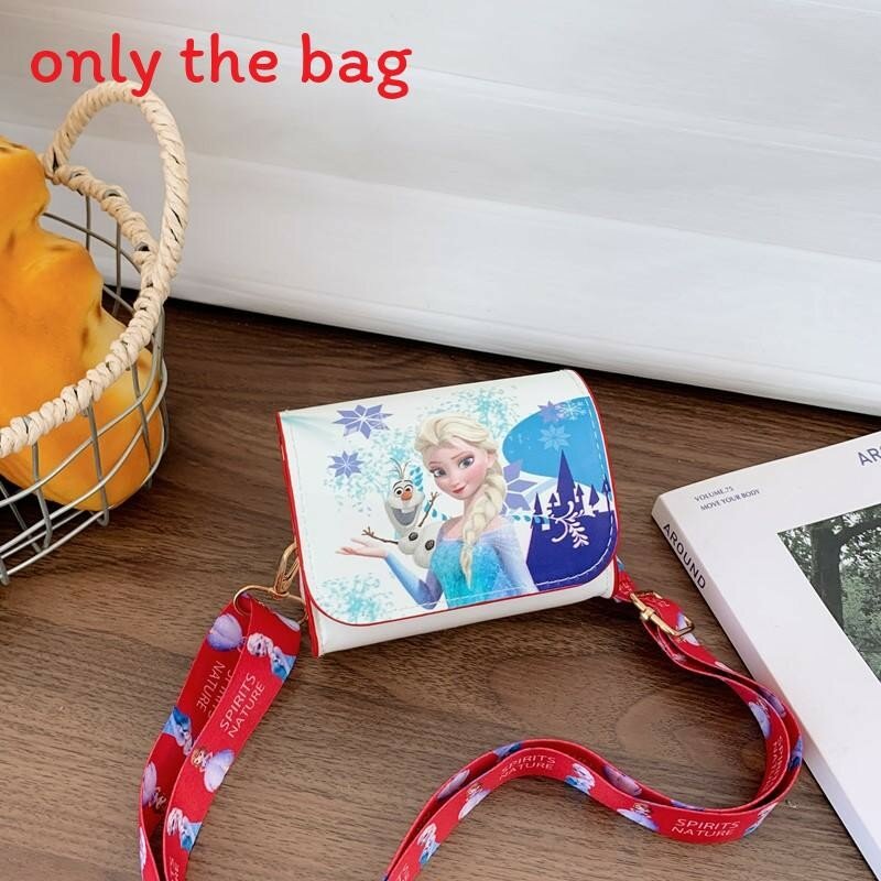 Детская сумка через плечо для девочек с принтом эльза и русалка для школы снежный человек