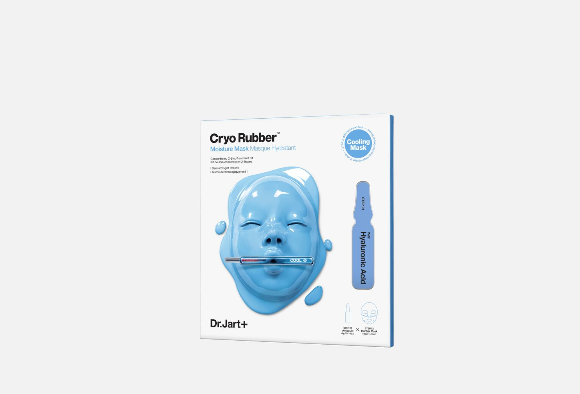 Увлажняющая альгинатная крио маска С гиалуроновой кислотой DR. JART+ CRYO RUBBER WITH MOISTURIZING HYALURONIC ACID 40 г
