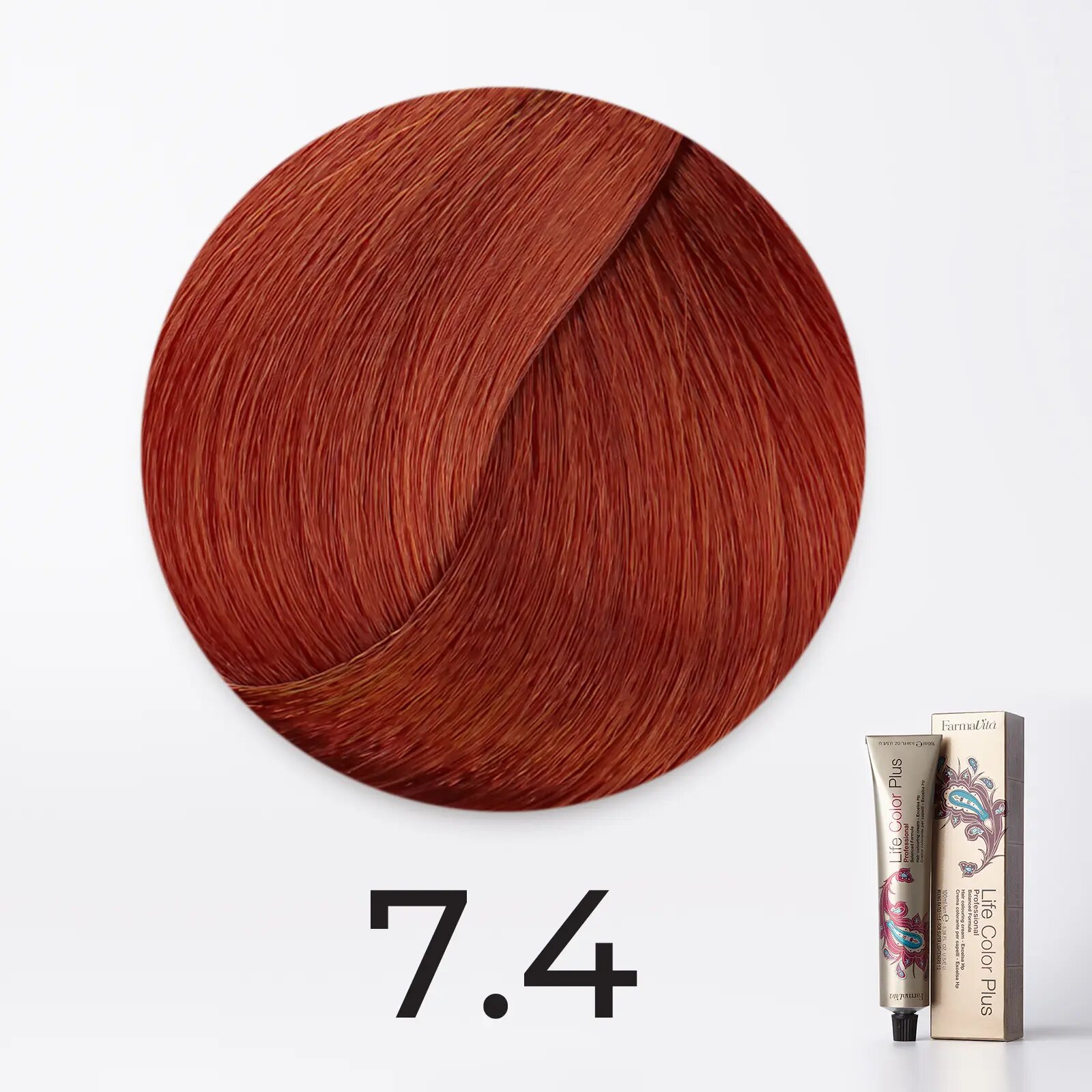 FarmaVita Краситель для волос Life Color Plus 7.4 Блондин медный, 100 мл
