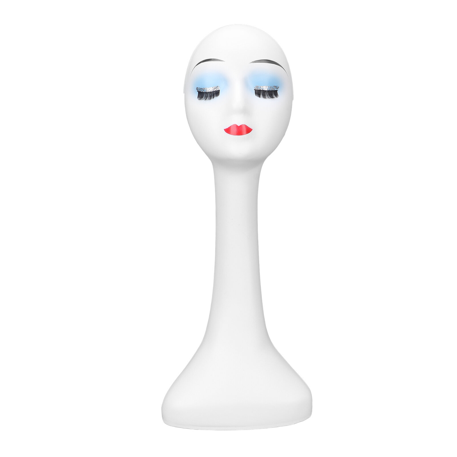 Женщина -манекеновая голова длинная шея модель женской головы со стабильной основой и монтажными отверстиями для шляп