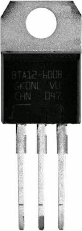 Симистор STMicroelectronics BTA24-800BWRG Симистор 800В 25А TO220ABIns Igt: 50мА Snubberless 1шт