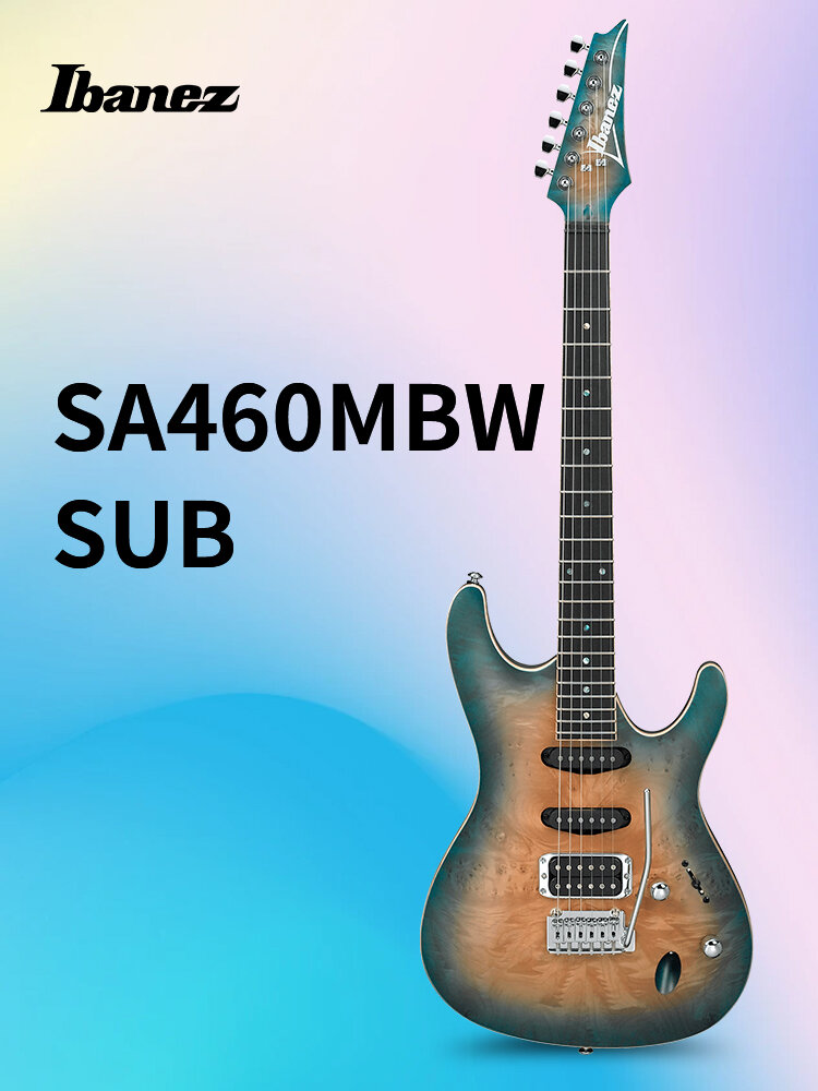 Электрогитара IBANEZ SA460 SUB SUNSET BLUE GRADIENT Электрогитара, цветаградиент голубого заката