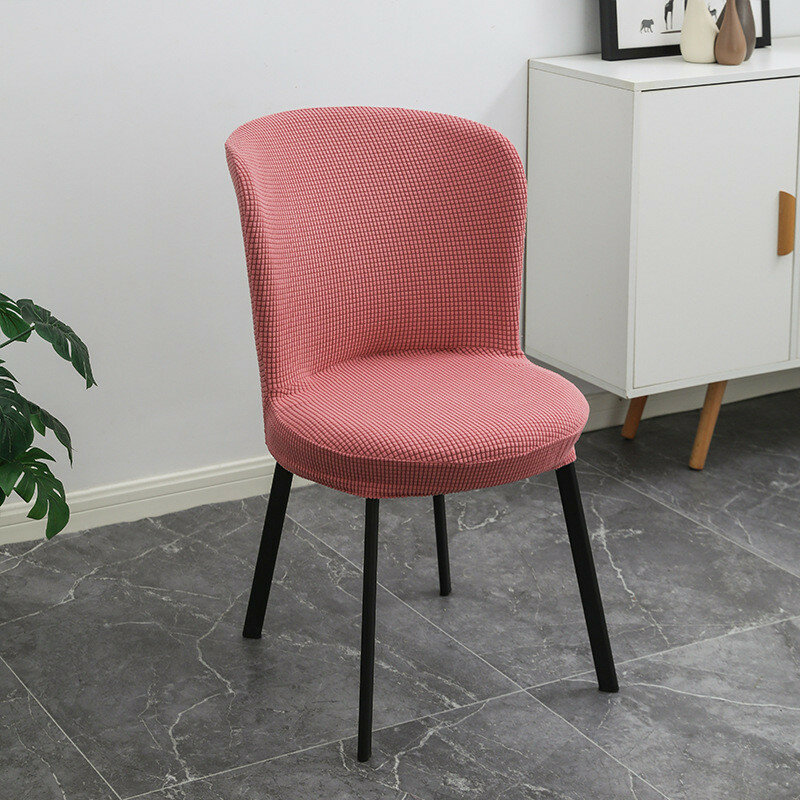 Чехол на круглый стул модный лаванда пурпурный с функцией утолщения для стильной мебели резиновый красный