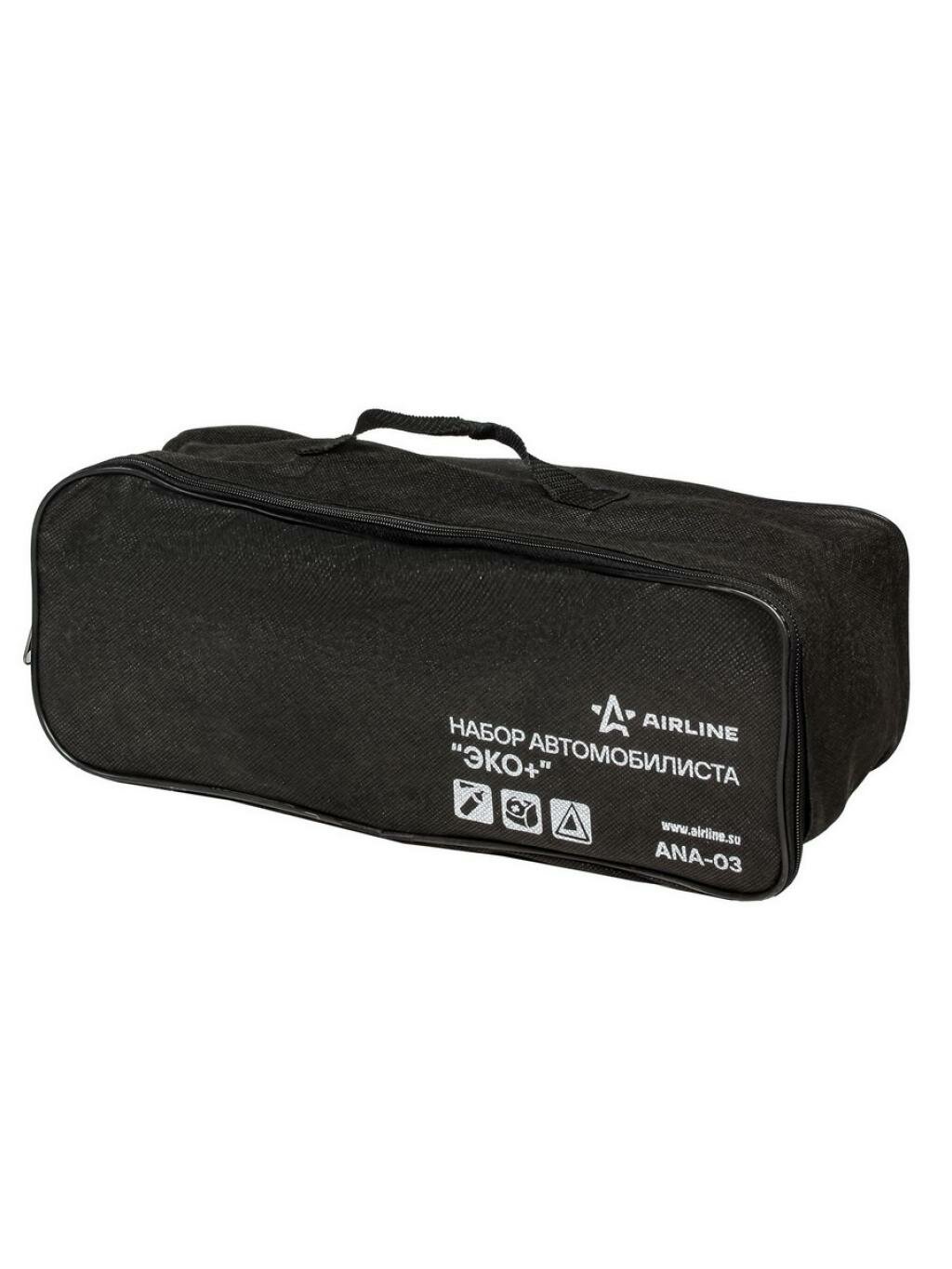 Набор автомобилиста AIRLINE ANA-03 "Эко+", знак AT-05, аптечка AM-05, огнетушитель ОП1 AO-OP1