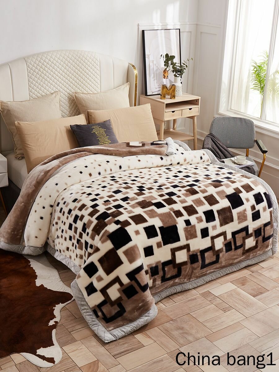AiWinsure Плед с фотопринтом thick blanket , Акрилик, 220 см х 180 см