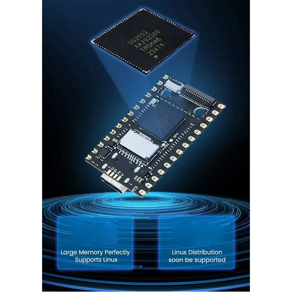 Для LicheeRV Nano Mini Development Board C, 1 ГГц RISC-V C906/ARM A53, 700 МГц RISC-V C906 — фото 1