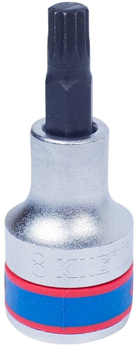 Насадка (бита) торцевая 1/2", Spline, M8, L = 60 мм KING TONY 402608