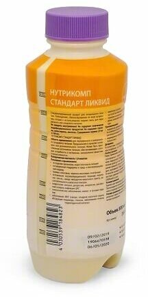 Нутрикомп стандарт ликвид 500мл (нейтр вкус)