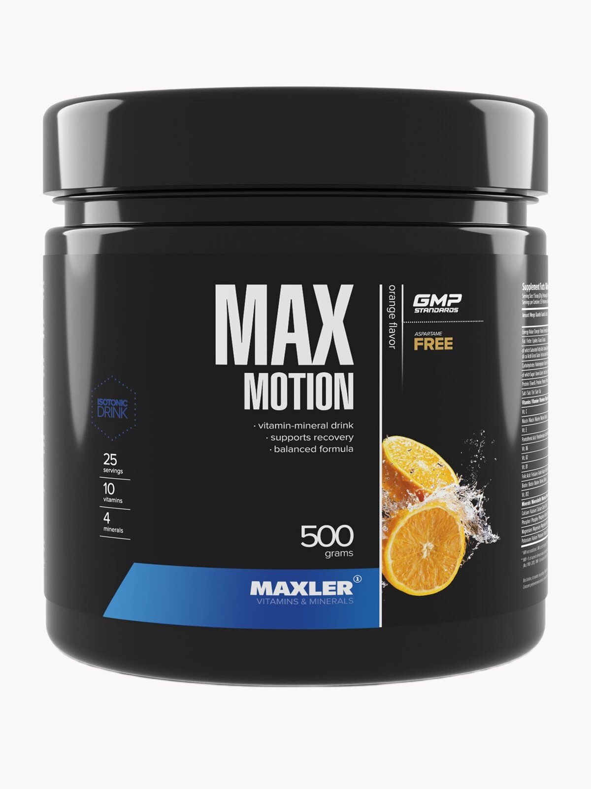 Изотоник Maxler Max Motion витаминно-минеральный комплекс, порошок, 500 г - Апельсин