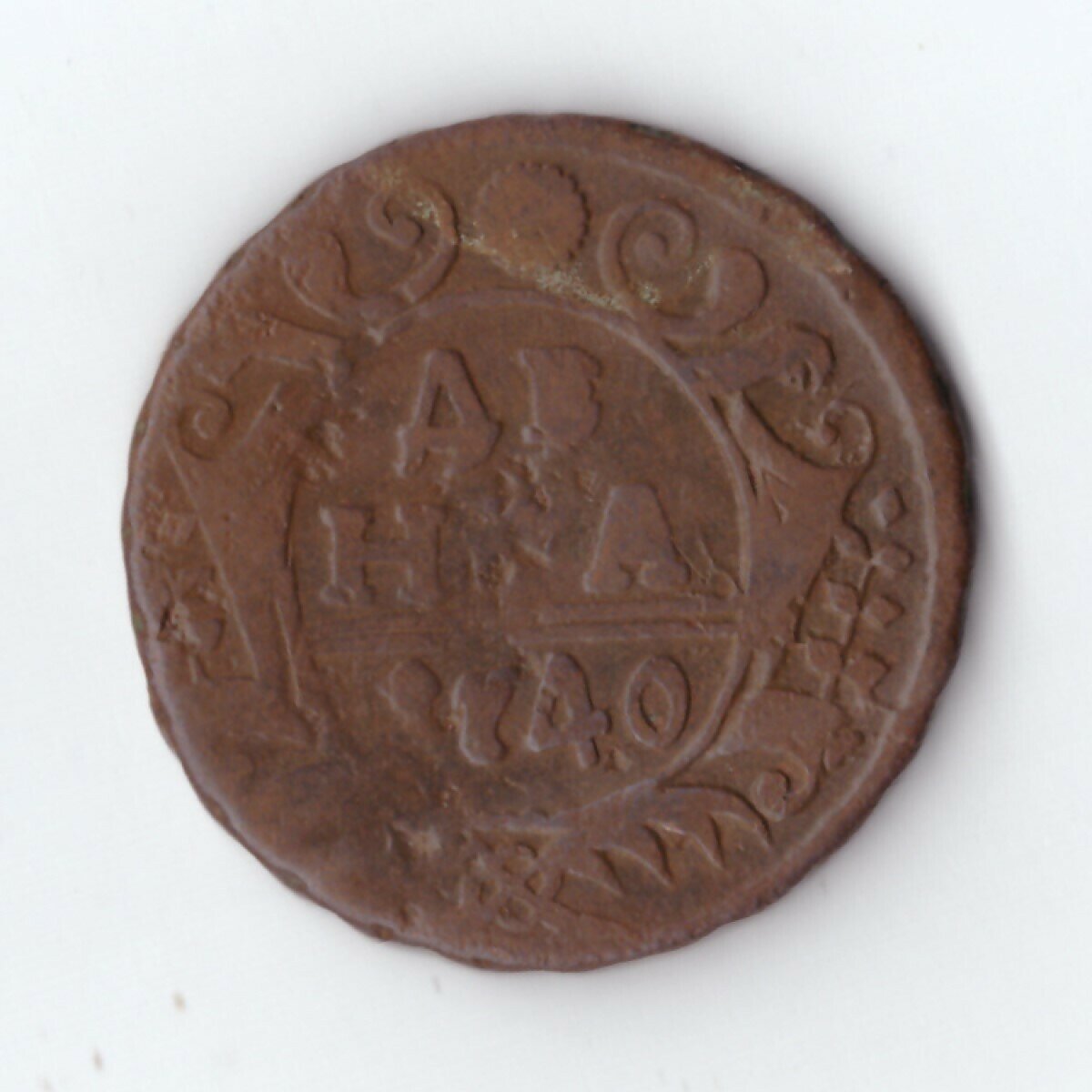 Денга 1740 Анна Иоанновна