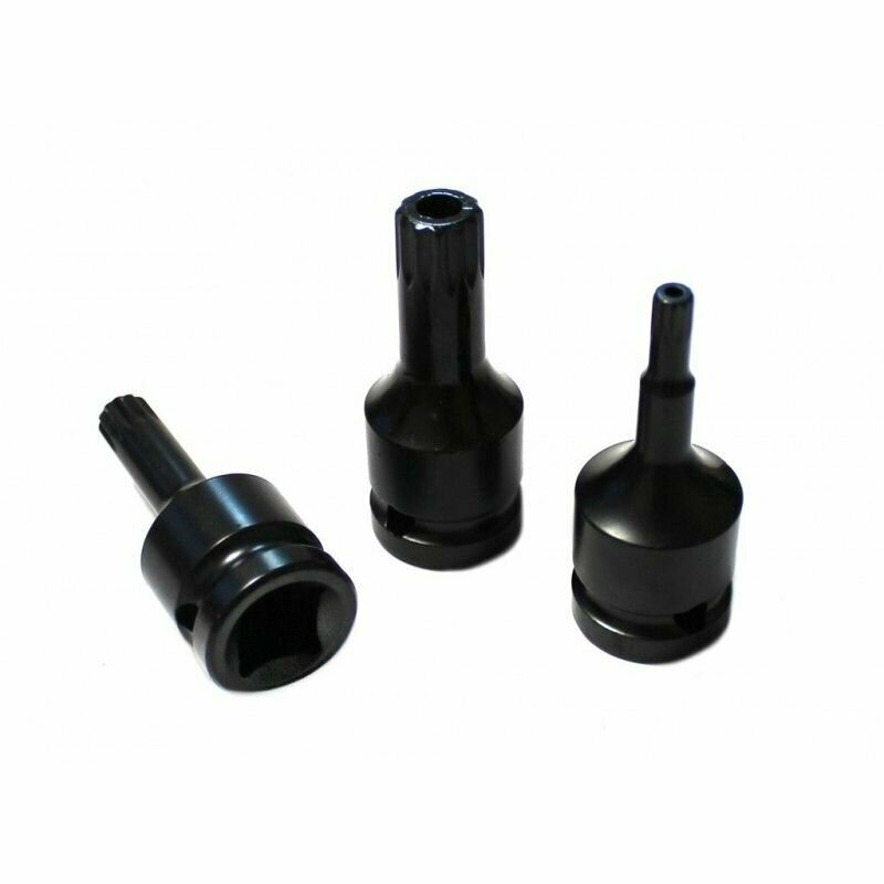 Головка-бита SPLINE ударная M8 с отверстием, 1/2"