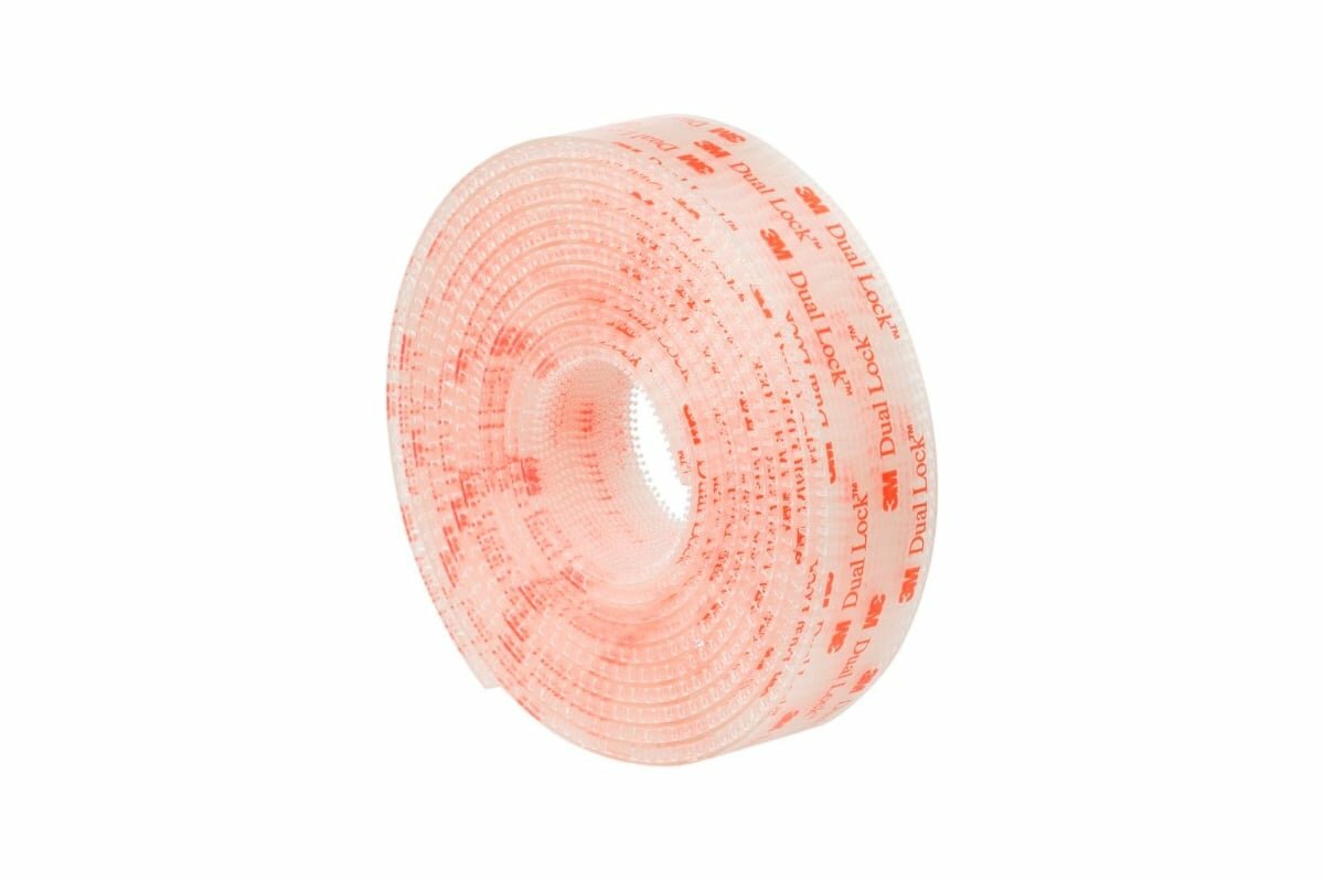 3M Dual Lock SJ356B прозрачная многоразовая застёжка, прочная фиксация, 25 мм × 2,5 м