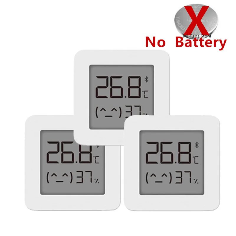 Xiaomi Bluetooth-совместимый цифровой термогигрометр Mijia Thermometer 2