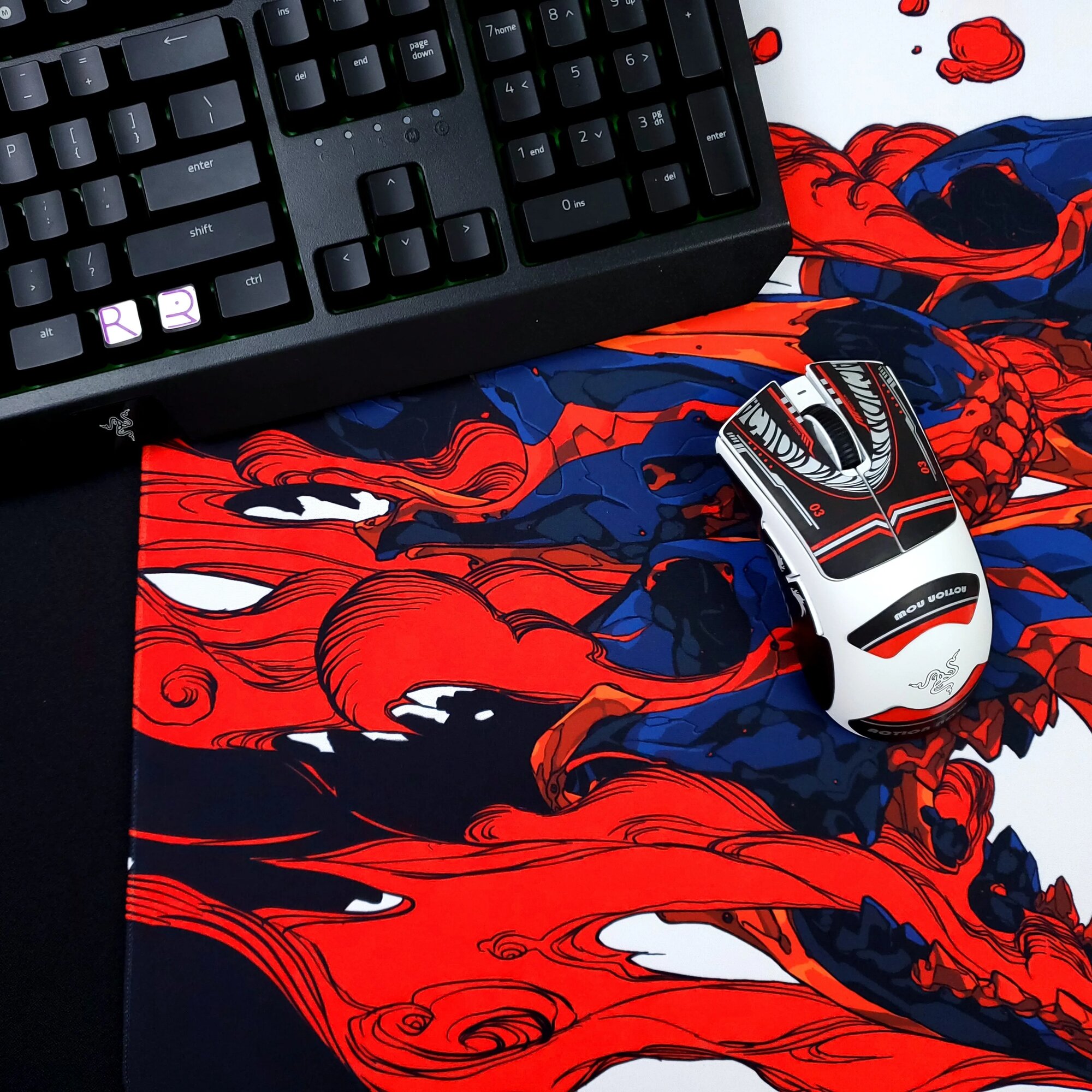 Коврики для игровой мыши Teru x X-Raypad Origin Pro Cerberus 450x400x4 мм — мягкий / XSOFT