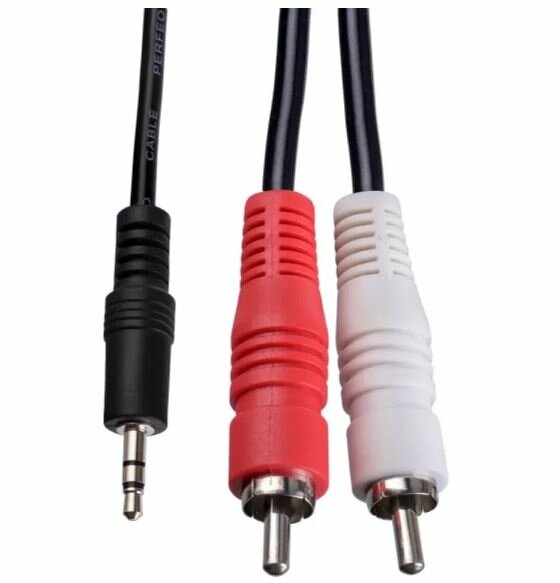 Кабель PERFEO Jack 3.5 mm вилка - 2xRCA вилка, 3.0 мeters (J2004)