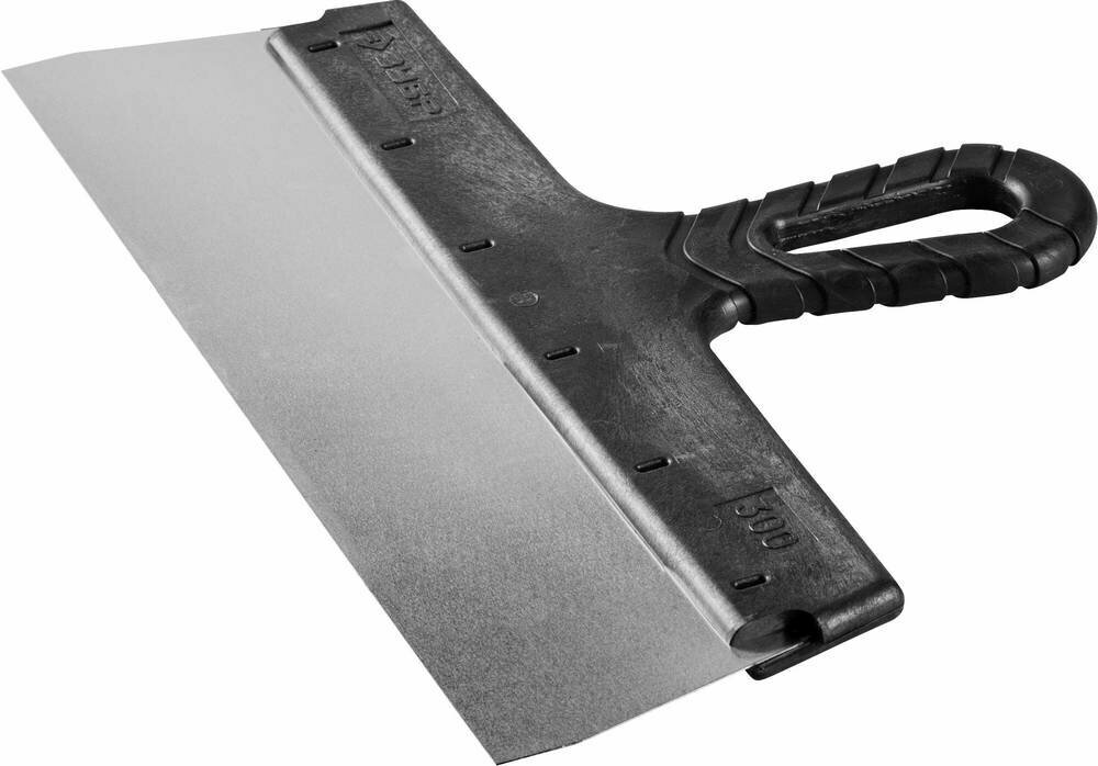 Нержавеющий фасадный шпатель ЗУБР 300мм 10077-30