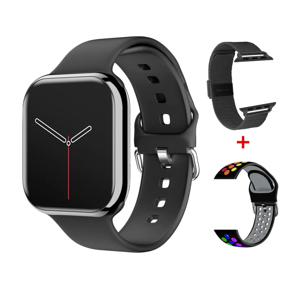 Apple GPS Watch 10 умные часы Черный, Black add C2
