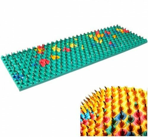 Аппликатор Ляпко плоский "Спутник игольчатый" (шаг игл 5,8мм; разм.52х180мм)