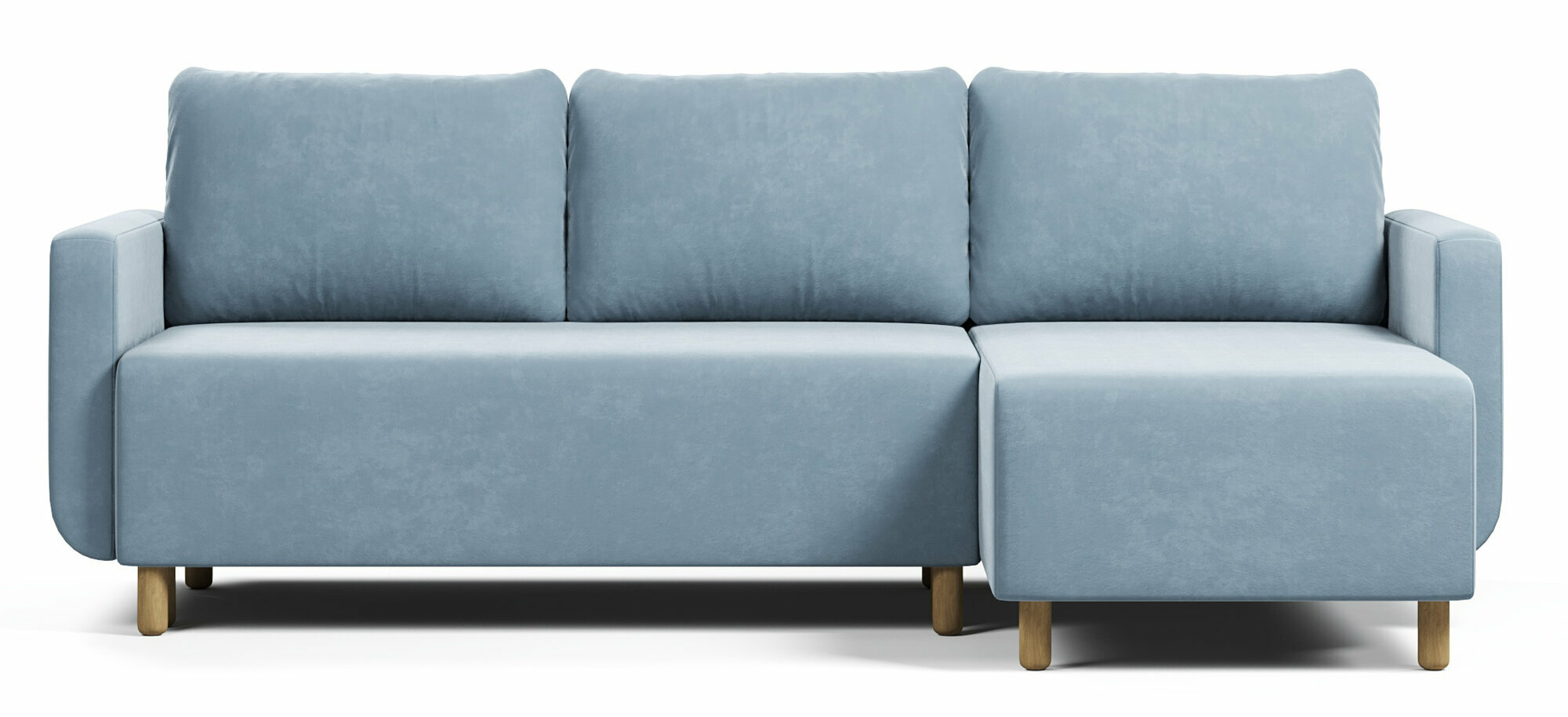 Угловой диван-кровать Беллер, 220х138х90 см, механизм Еврокнижка, диван раскладной большой, с ящиком для белья