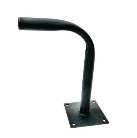 Кронштейн фасадный для уличных антенн/светильников/фонарей, вынос 30 см, чёрный