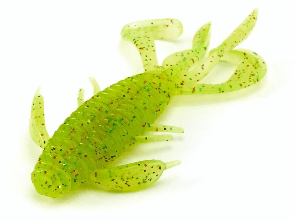 Твистеры съедобные Lucky John Pro Series Bug 3.5", 8.9 см, цвет S15, 6 шт.