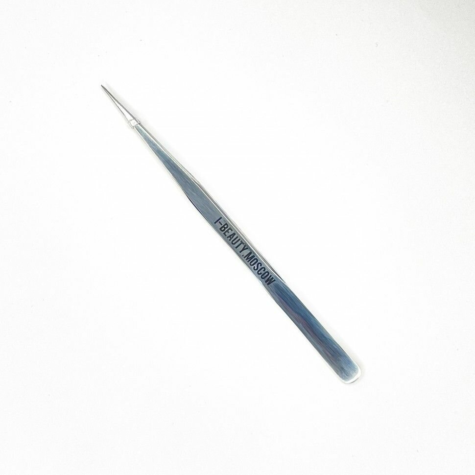 I-BEAUTY. MOSCOW, Косметический профессиональный пинцет для наращивания ресниц пучков 1-SS