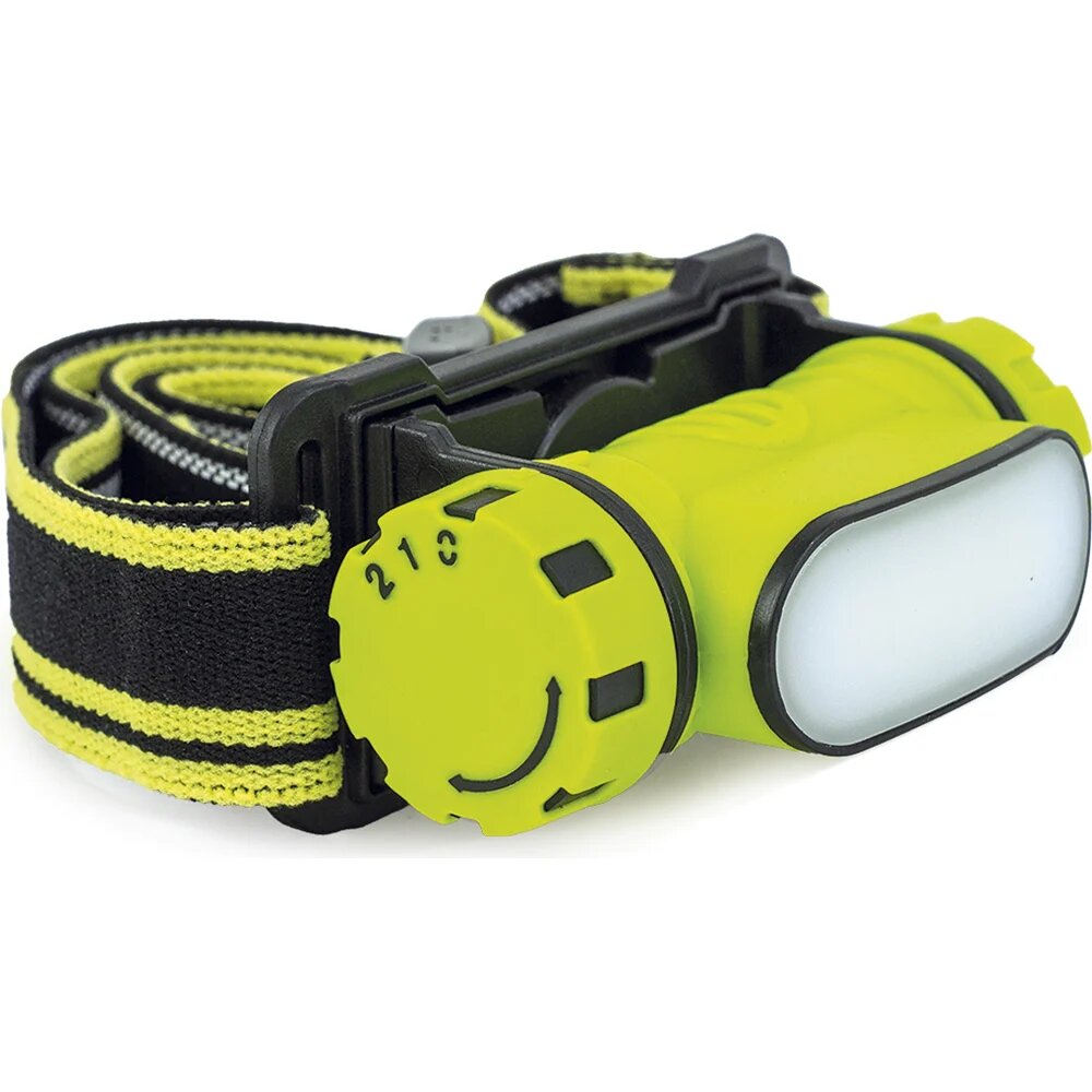 Фонарь яркий ЛУЧ LH-195М Cobra Twist налобный, COB диод, 2 режималм, крепление на каску, магнит, Li-ion 2200mAh