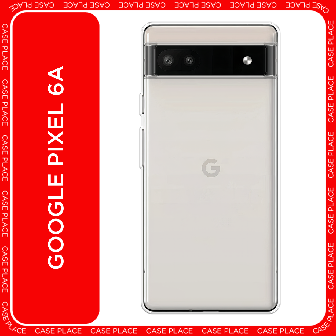 Чехол на Google Pixel 6A / Гугл Пиксель 6A прозрачный
