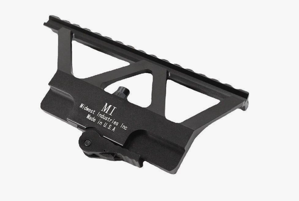 Боковое крепление быстросъёмное, ласточкин хвост, кронштейн боковой с планками Вивер