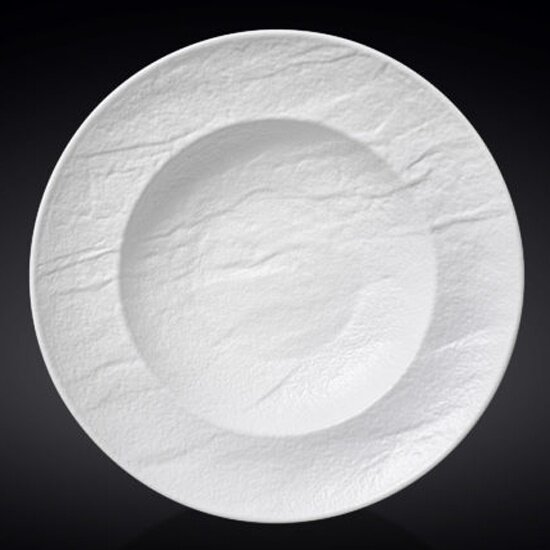 Тарелка Wilmax England глубокая 28,5 см WHITESTONE фарфор белый цвет