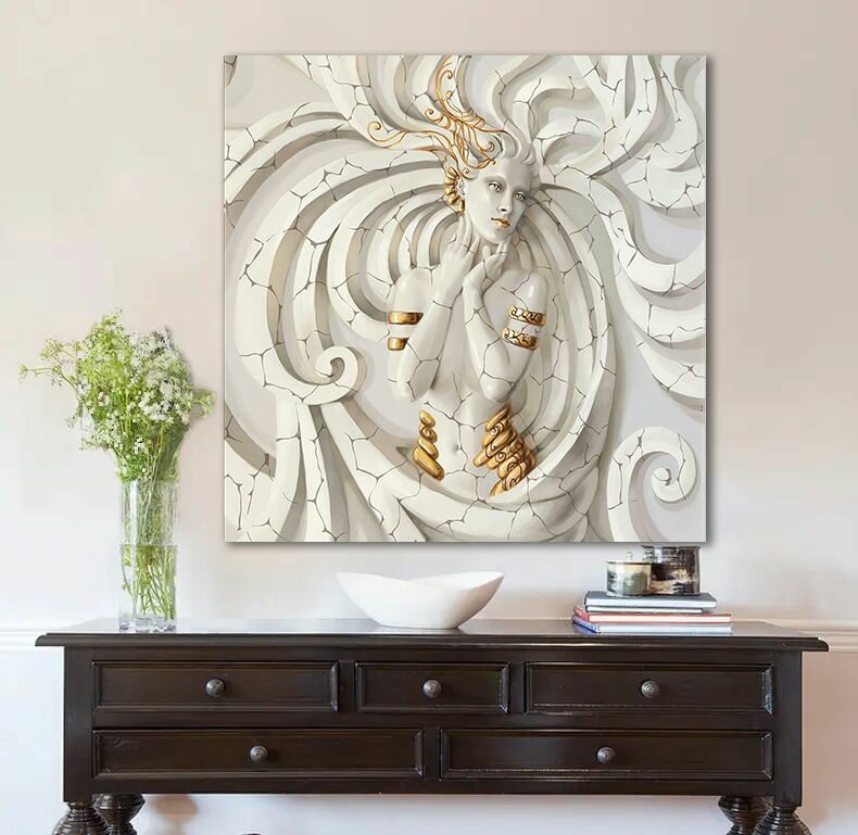 Картина абстракция, абстрактная картина, Скульптура, 20х30 см.