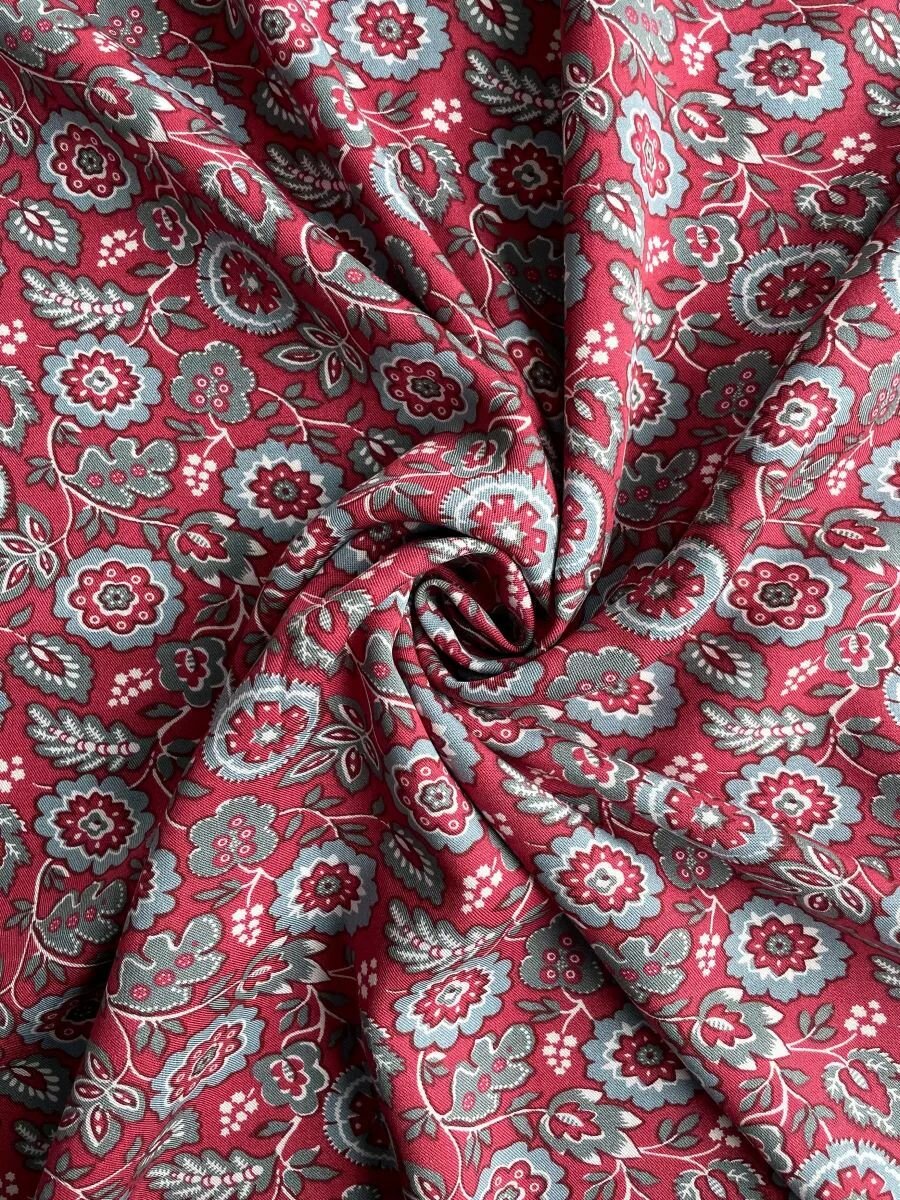 Ткань Вискозный твил, 100% вискоза, ширина 150 см, 1 м