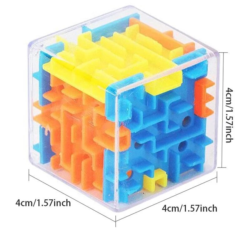 3D лабиринт кубик 1x3x3 — фото 1
