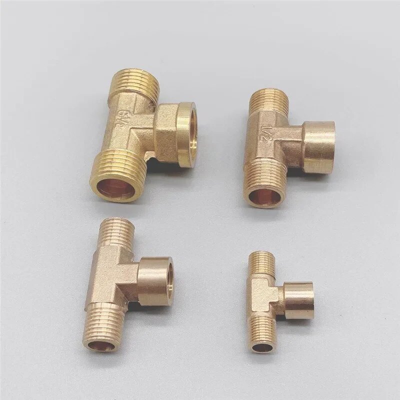 Медный тройник 1/8" BSP, Цвет: MFM