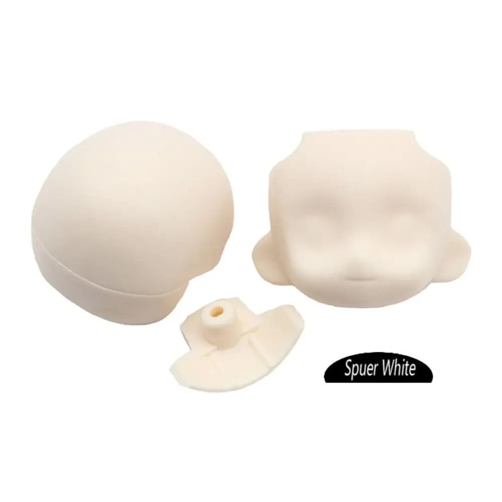 SIRENXI 1/11 OB11 кукольная голова из канифоли Белый, Super White