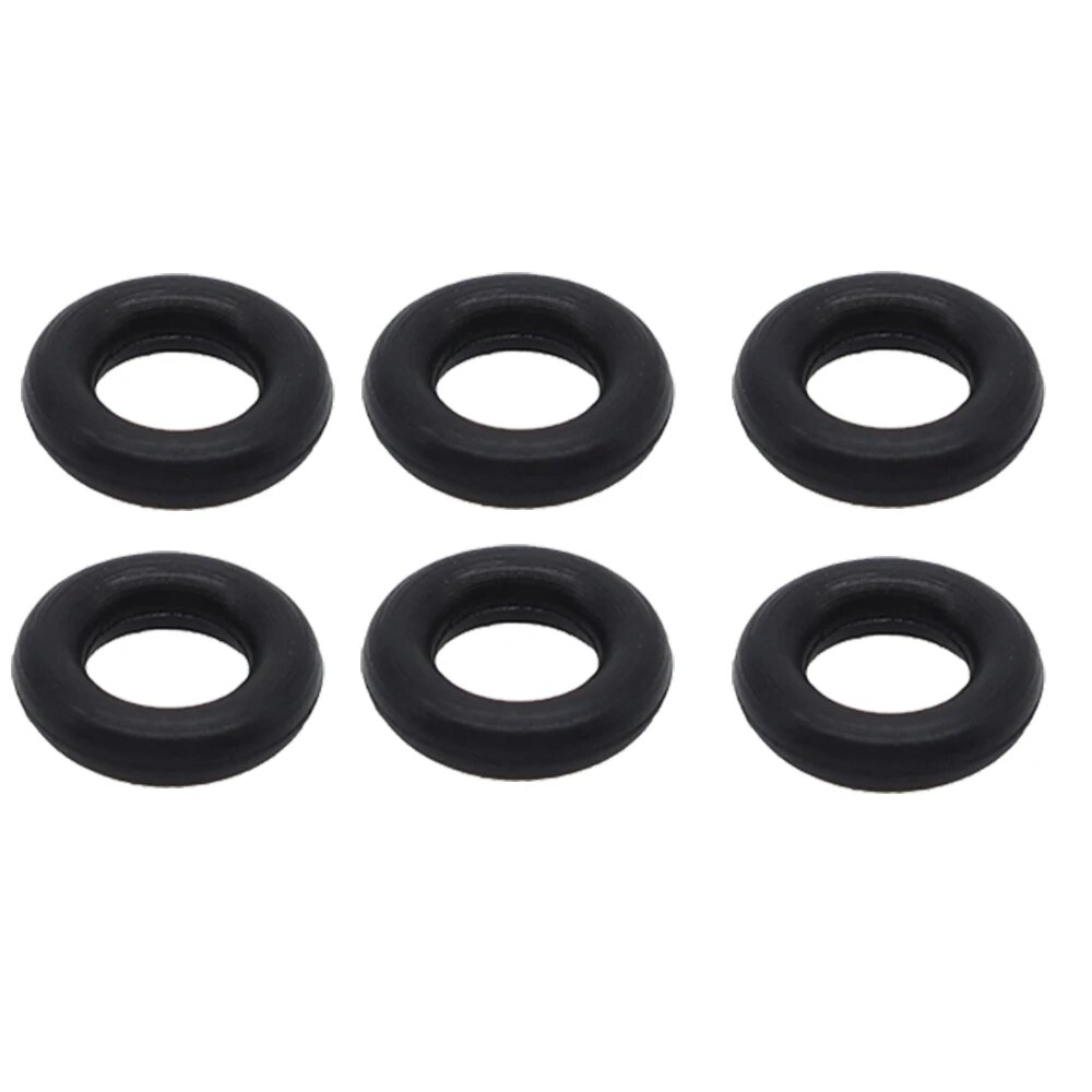 6 шт, медная прокладка топливной форсунки, комплект уплотнительных колец для VW AMAROK ARTEON GOLF PASSAT CADDY POLO VI 2017 2018 2019 2020 2021 6 Pcs