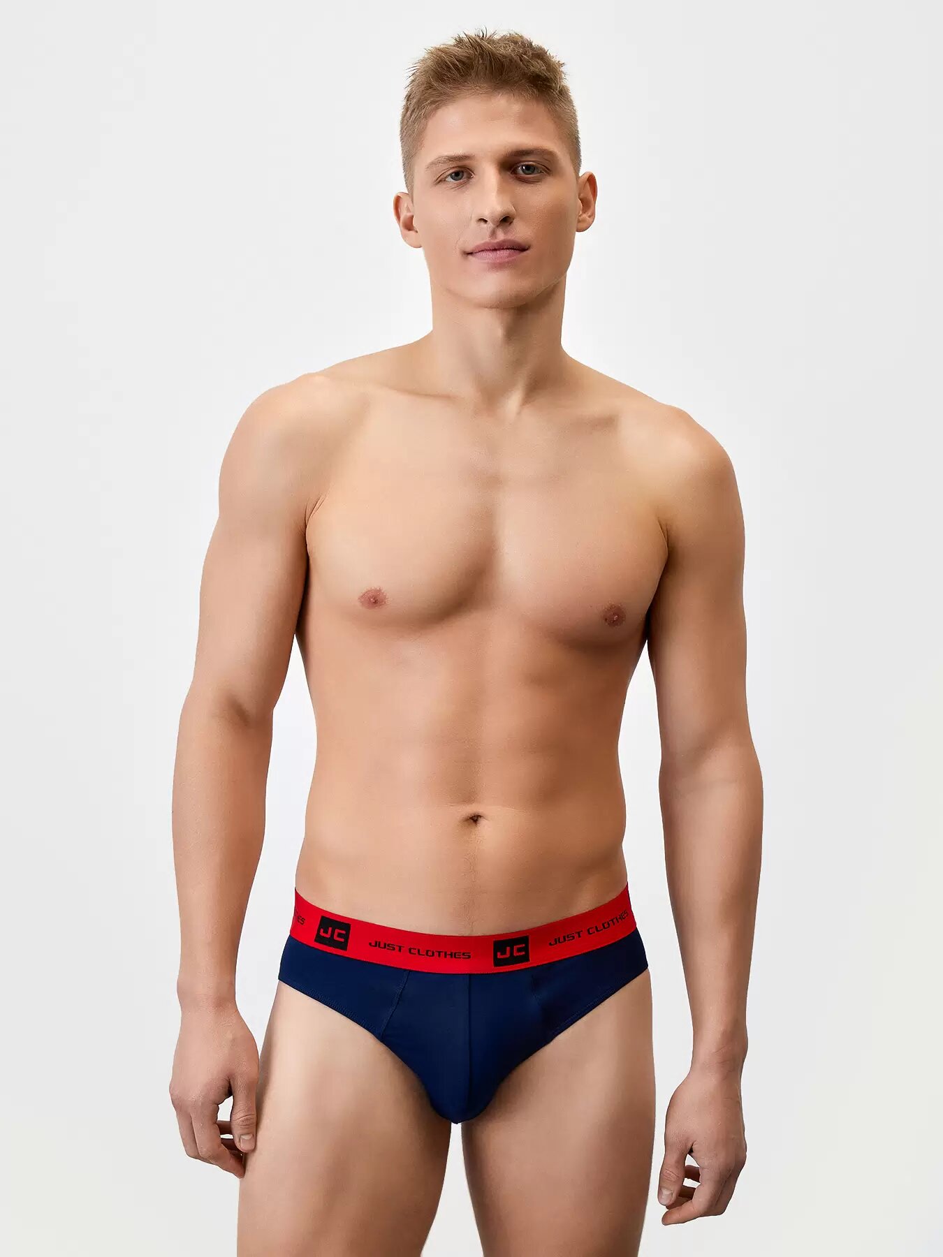 Трусы JUST CLOTHES, комплект из 3 шт., размер M, мультиколор