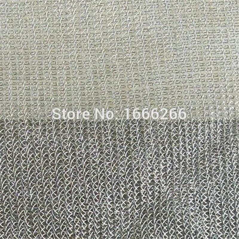 Экранирующая ткань SILVER FIBER 100%, серебристо-серая BLOCK EMF