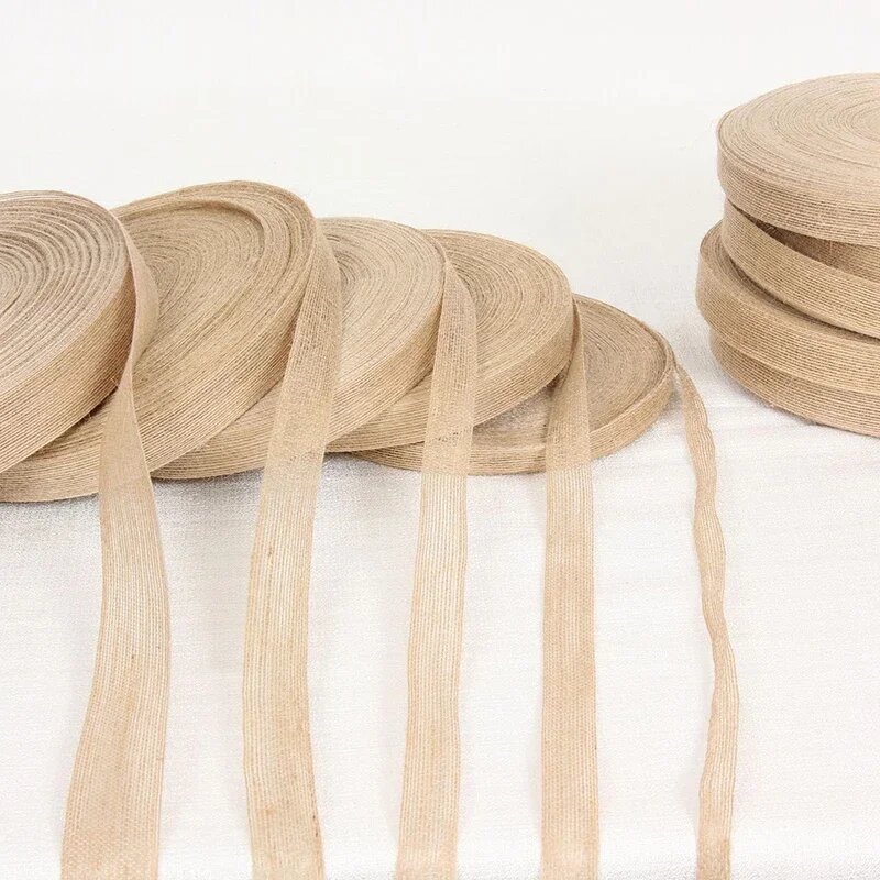 Винтажная джутовая лента 5 м 0.6cmx5meters