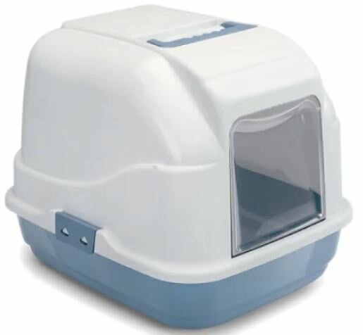 IMAC Туалет закрытый "My Cat" пепельно-синий, 50*40*40см