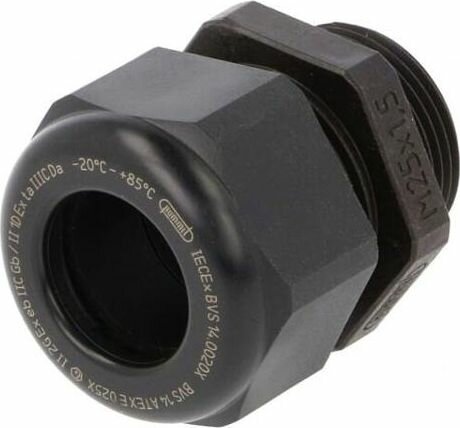 Кабельный ввод HUMMEL 1.292.2501.50 M25 IP68 Мат-л полиамид черный, 1 шт