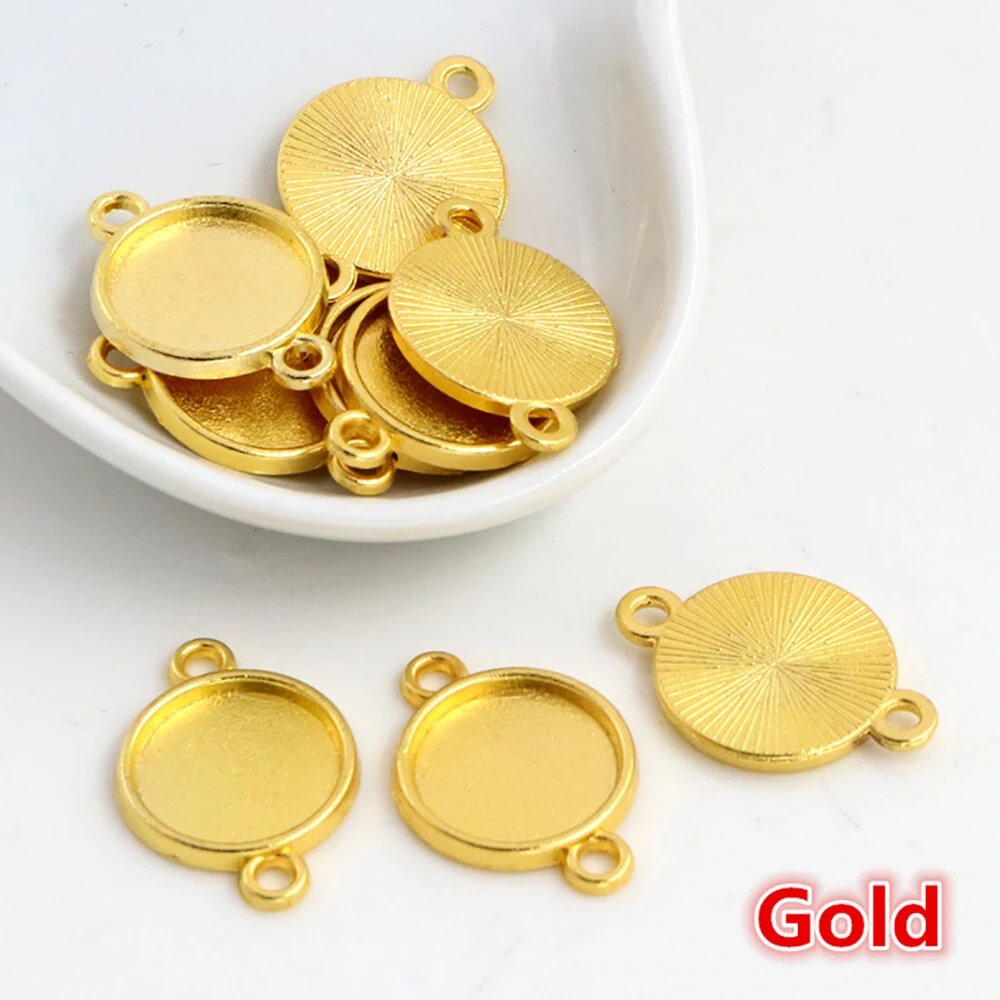 Подвески металлические, Gold, 30 мм