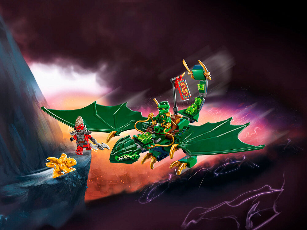 Конструктор LEGO Ninjago 71829 Конструктор Зеленый лесной дракон Ллойда